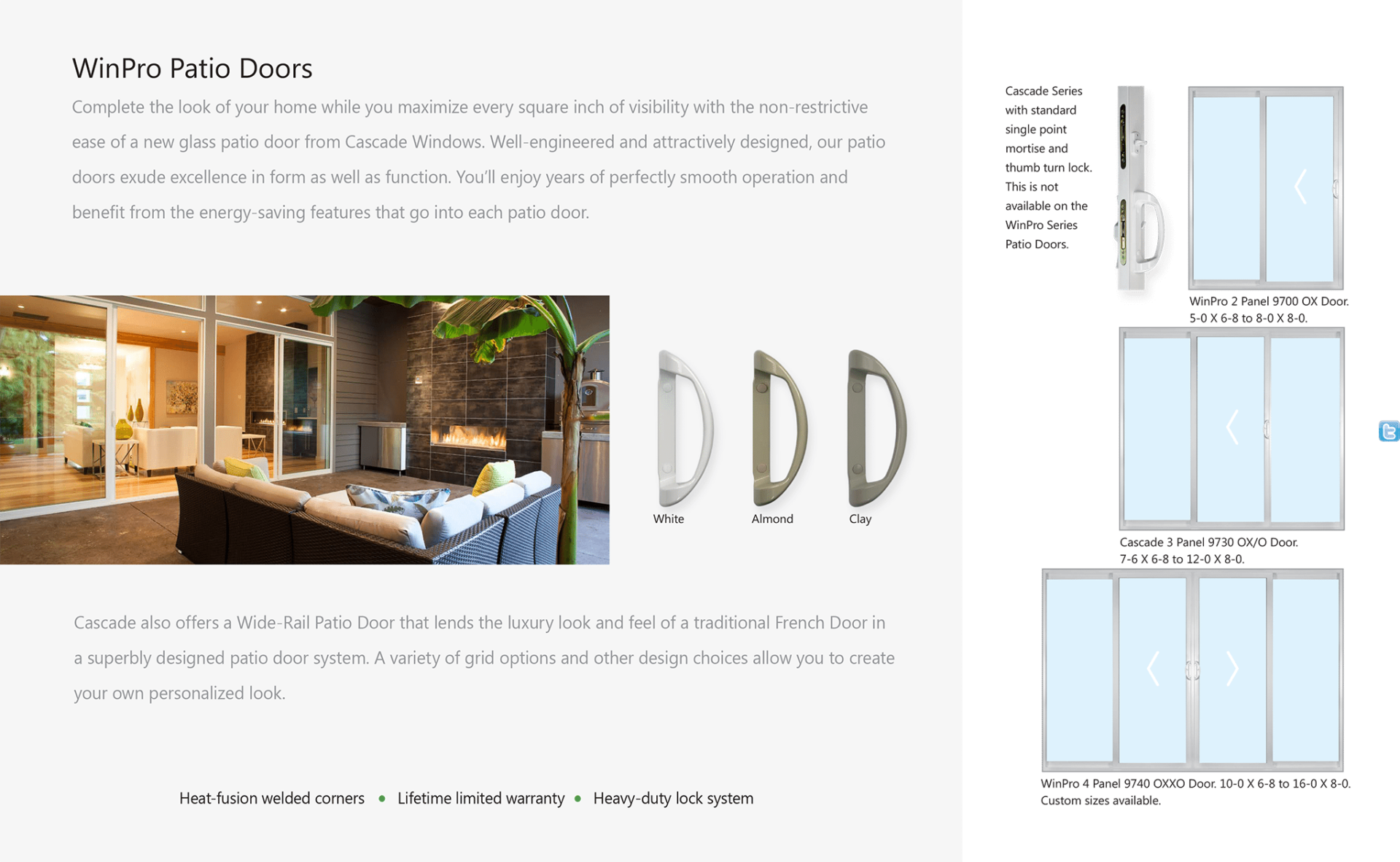 Cascade Windows and Doors | Red Rock Windows and Doors