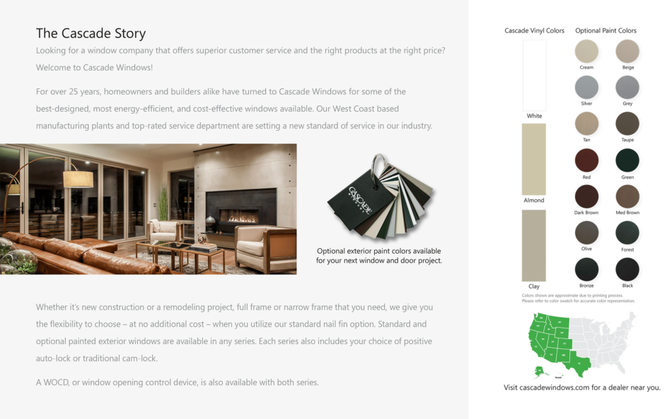 Cascade Windows and Doors | Red Rock Windows and Doors