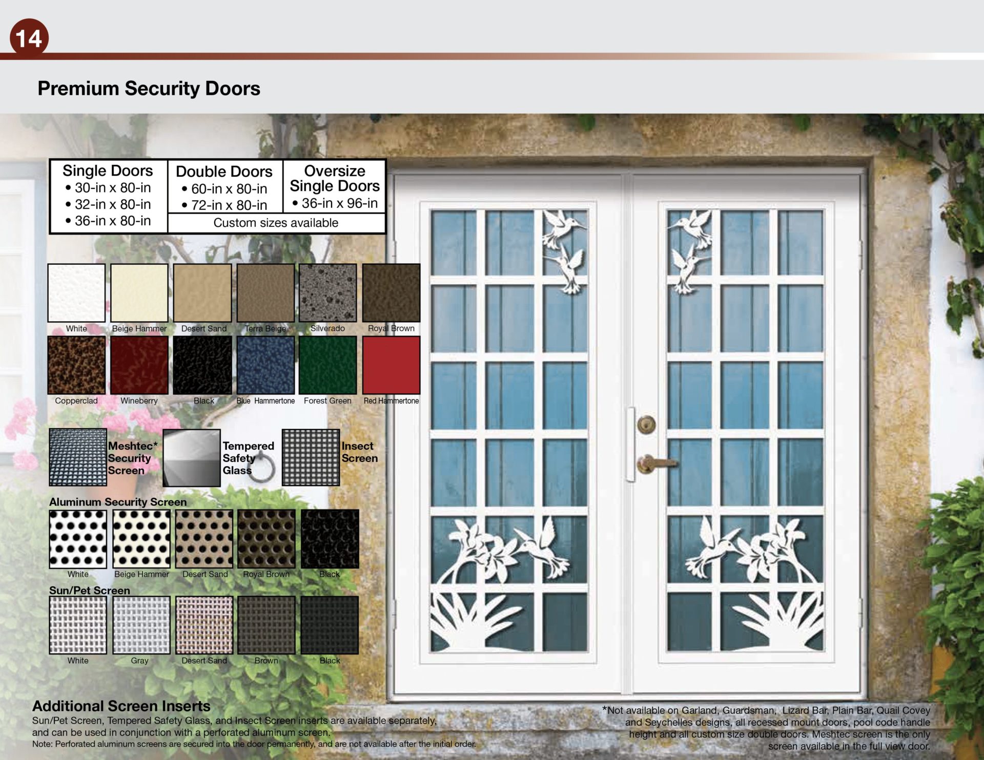 Titan Premium Security Doors | Red Rock Windows and Doors